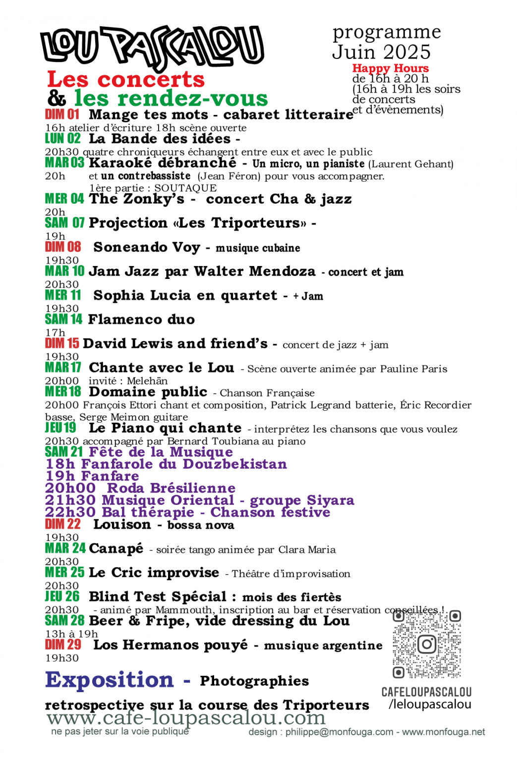 Accueil - Café le Lou Pascalou